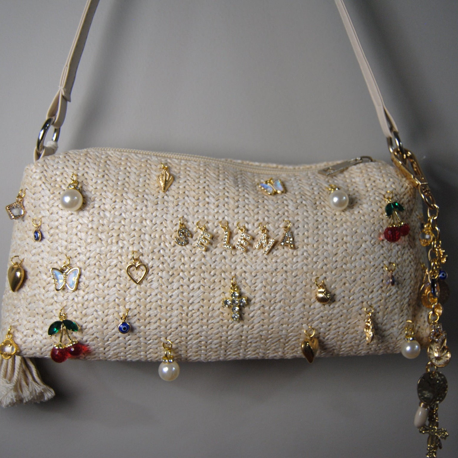 Custom Raffia Shoulder Bag – Studio9teen Creations